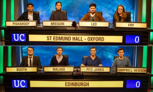 Mardles - Your starter for 10 – University Challenge asks this question ...